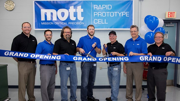 Mott Corp. opens rapid prototype manufacturing cell - Aerospace ...