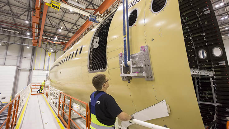 Airbus starts assembly of the first A350-1000 - Aerospace Manufacturing ...