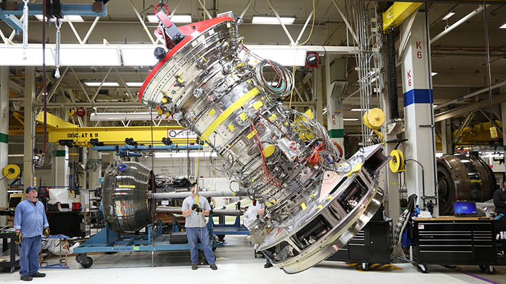 Final assembly underway on first GE9X engine - Aerospace Manufacturing ...