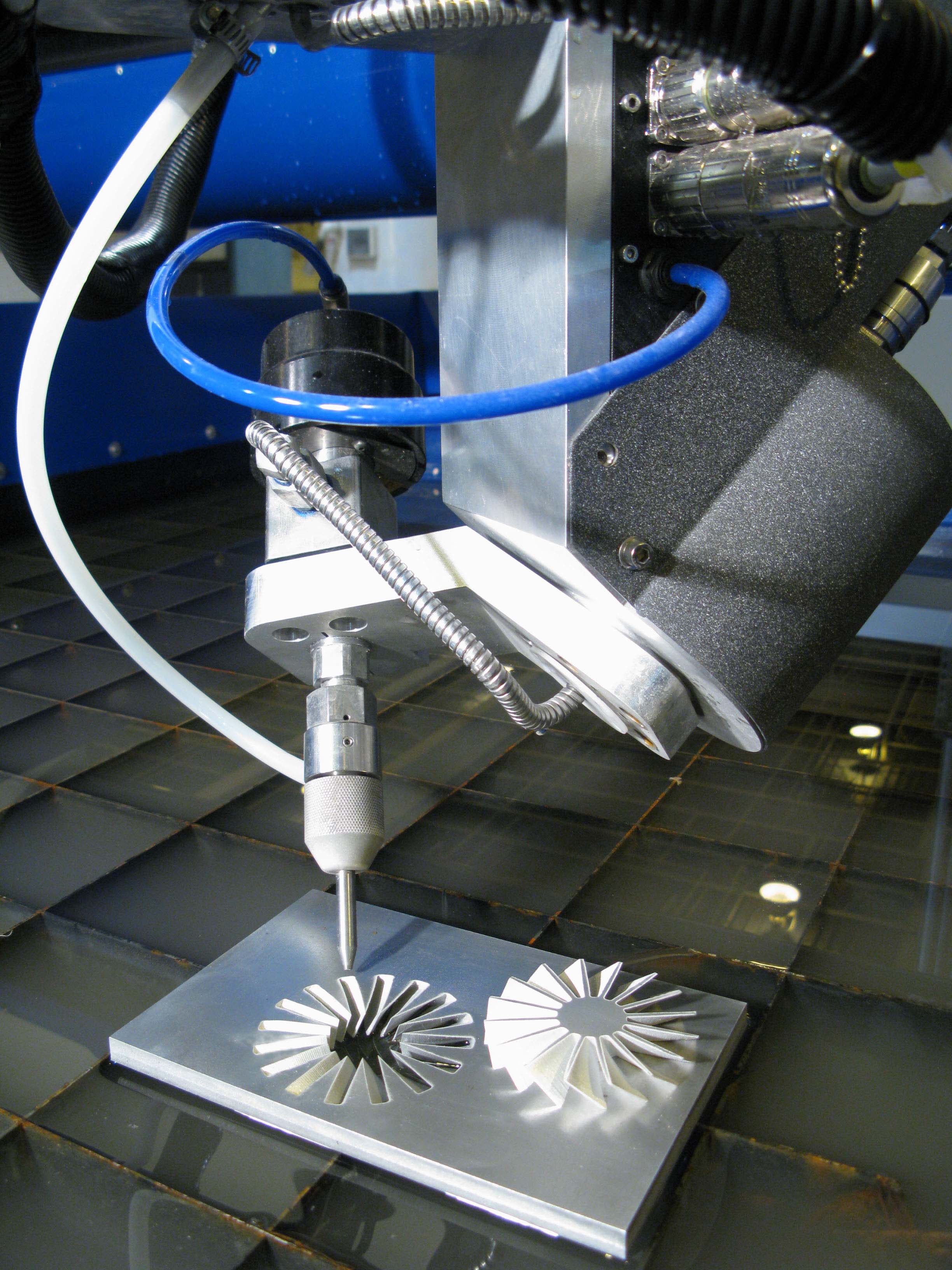 WARDJet Psy-Winder 5-Axis Waterjet Cutting Head - Aerospace ...