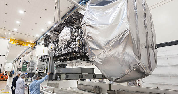 US Navy, Lockheed Martin deliver third MUOS satelllite - Aerospace ...