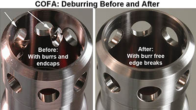 Automated cross bore deburring - Aerospace Manufacturing and Design