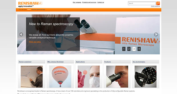 Renishaw launches new Raman spectroscopy website - Aerospace ...