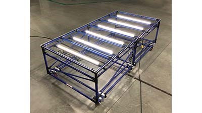 Lighted workstation - Aerospace Manufacturing and Design