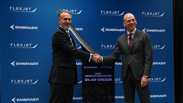 Embraer signs $1.4 billion business jet deal with Flexjet - Aerospace ...