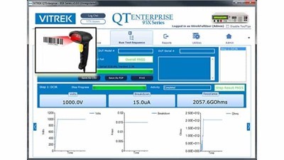 Electrical safety software with barcode scanner - Aerospace ...