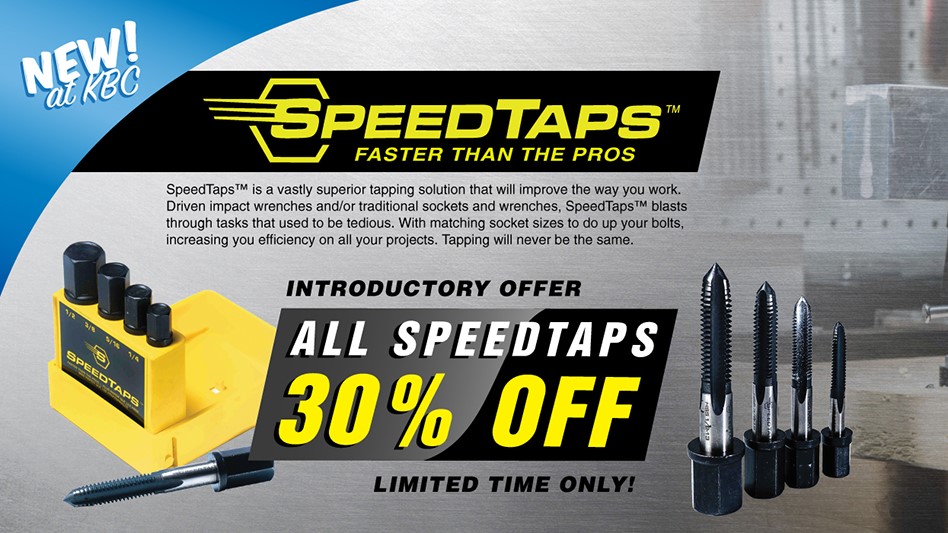 KBC Tools' SpeedTaps - Aerospace Manufacturing and Design