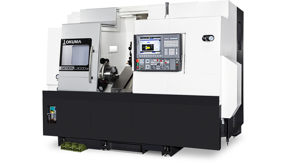 Okuma’s GENOS L3000-e lathe - Aerospace Manufacturing and Design