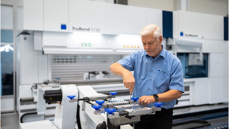 TRUMPF gripper boosts productivity for automated bending processes ...