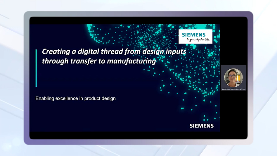 Part 1: Creating a digital thread from design inputs through transfer ...