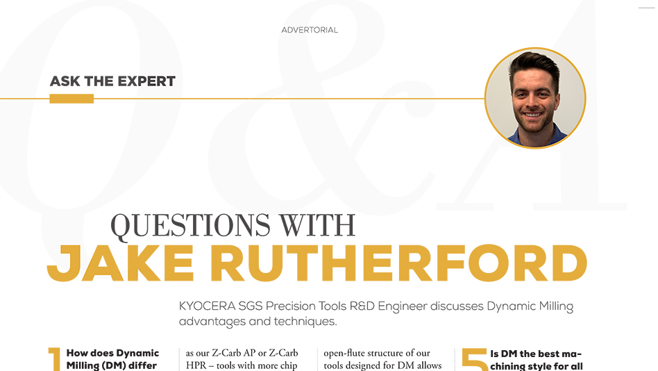 Questions with Kyocera SGS Tools' Jake Rutherford - Aerospace ...