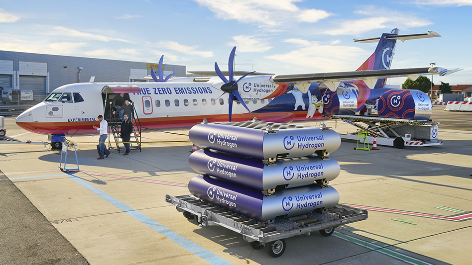 Universal Hydrogen’s airside fueling logistics for ATR-72 and H2AmpCart ...
